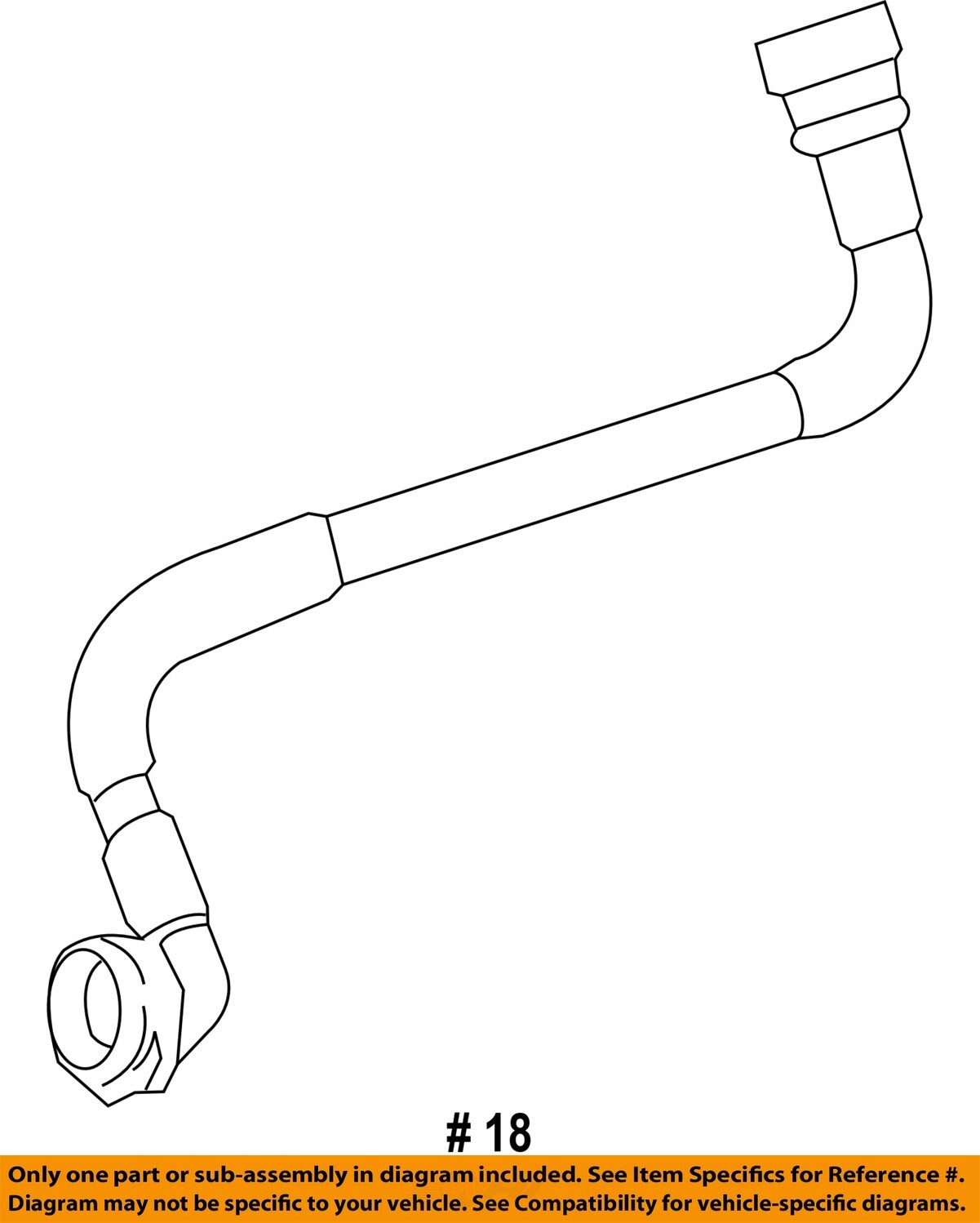 MERCEDES OEM 14-19 S450 Cooling Radiator Components-Reservoir Hose ...