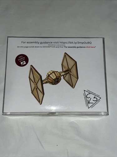 3D Puzzle Tie Fighter Spaceship MDF Wood 3D Puzzle NO INSTRUCTIONS | eBay