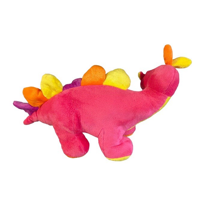 Dan Dee Alphabet Pink Dinosaur 18" Plush Soft Stuffed Animal Collector ...