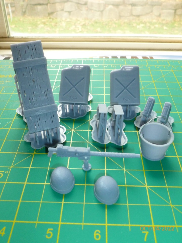 1/16 Scale US Tank Accessory Set US Army M4 Sherman Tank M4A3E8 | eBay