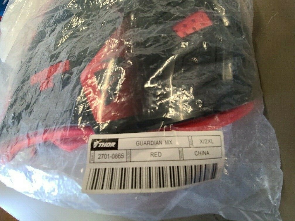 # THOR Guardian MX Deflector Dirt Bike Offroad Chest Protector Red ...