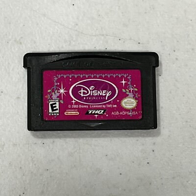 DISNEY PRINCESS Nintendo Game Boy SP GBA Advance Works Tested | eBay