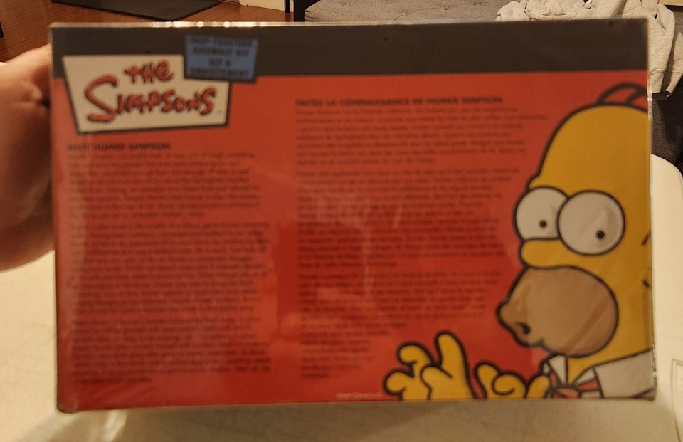 VINTAGE The Simpsons "The Homer" Model Kit Snap Together Assembly ...