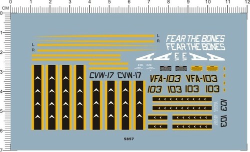 Detail Up 1/72 USAF F/A-18F F-14 SUPER HORNET VFA-103 CVW-17 Model ...