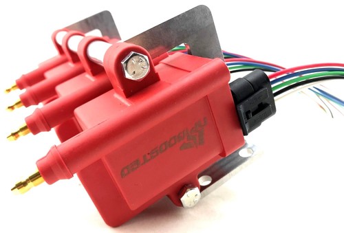 4 Hi Output Ignition Coils w/ Bracket & Wire Harness Kit Smart Coil ...