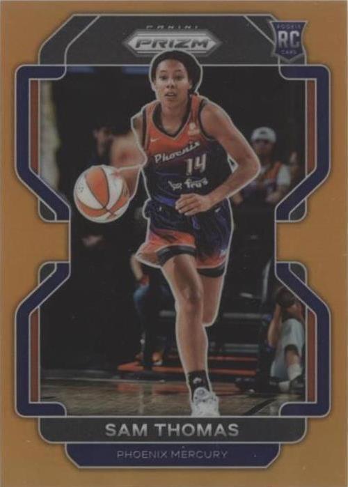 2022 Panini Prizm WNBA - Sam Thomas #148 Orange Prizm /49 (RC) for sale ...