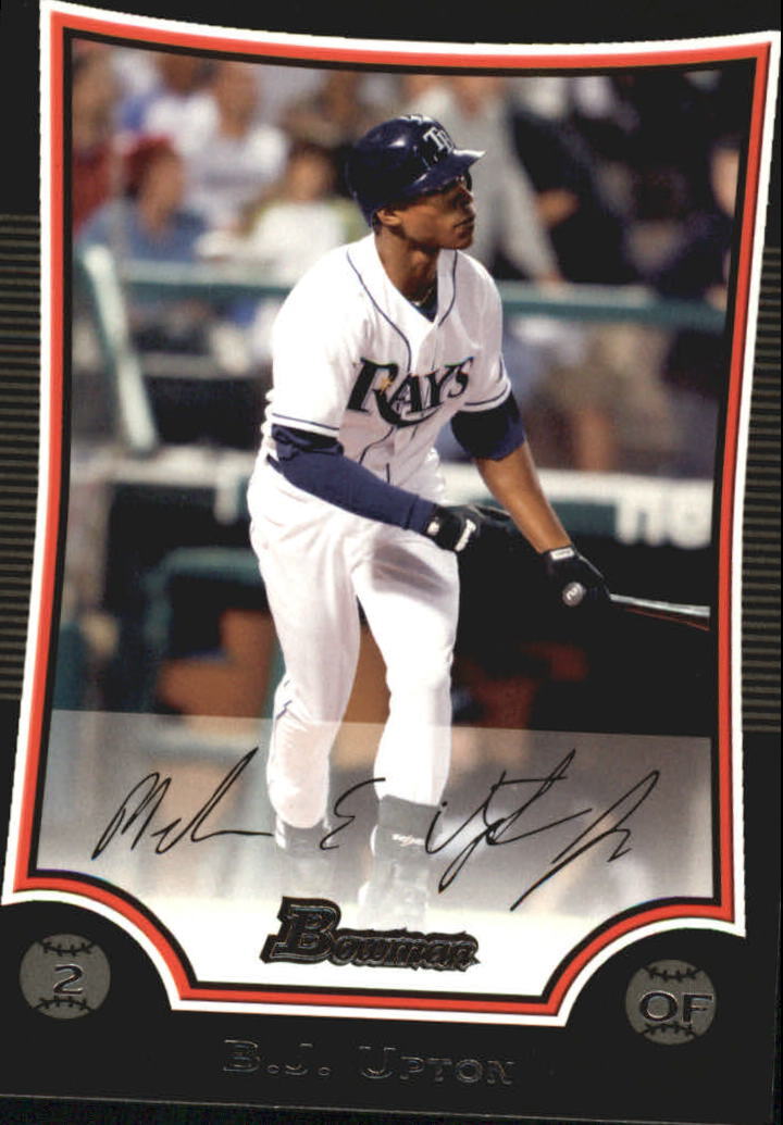 2009 Bowman Tampa Bay Rays Baseball Card #25 B.J. Upton | eBay