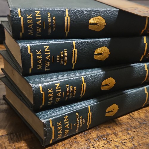 Mark Twain Illustrated Authorized Edition Set HC P.F. Collier 1922 4 ...