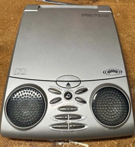 Sharper Image Portable CD Player w/Sound Soother SI785 Alarm Clock No ...
