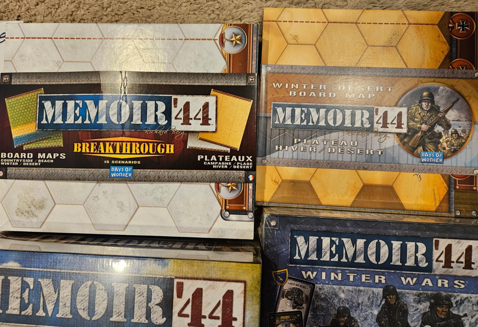 Days of Wonder Memoir '44 (2025) Board Game, Map Packs, and Expansions ...