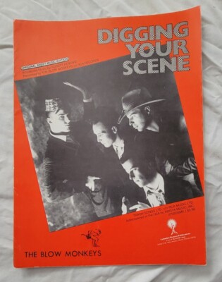 DIGGING YOUR SCENE Sheet Music 1985 Blow Monkey Guitar Piano | eBay