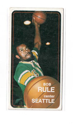 1970 Topps Basketball #15 Bob Rule Seattle Supersonics Very Good | eBay