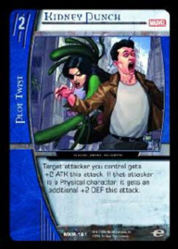 VS System: Kidney Punch [Played] Marvel X-Men TCG CCG Classic Marvel DC ...