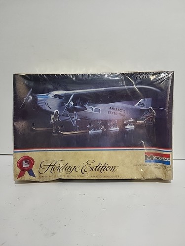 MONOGRAM HERITAGE ED. #6 FORD TRIMOTOR UNASSEMBLED PLASTIC MODEL KIT ...