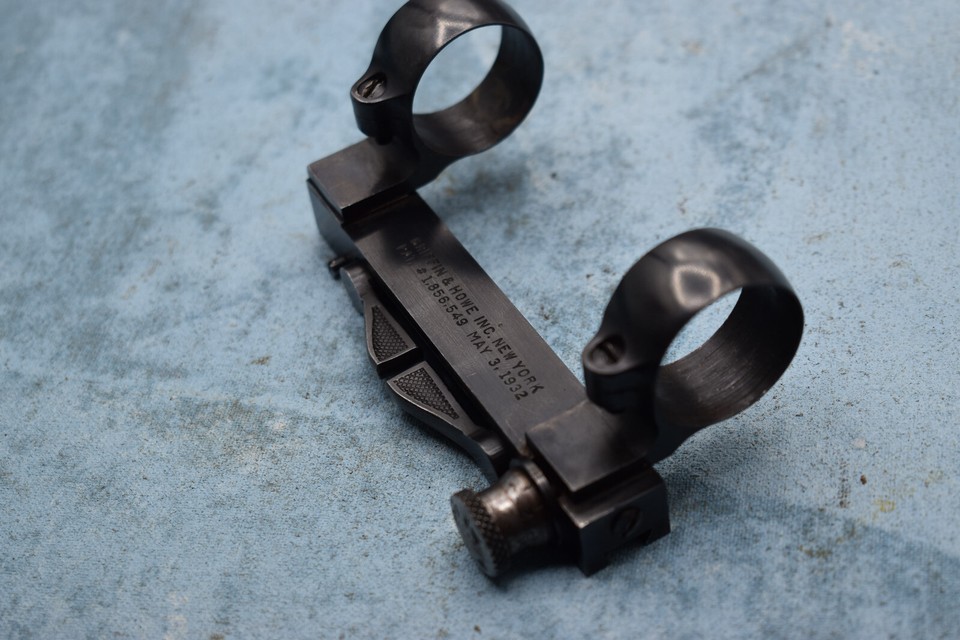 Griffin & Howe 26mm steel adjustable scope mount rings windage mount ...