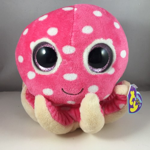 TY Beanie Boos - OLLIE the Pink Octopus (Medium Size 9 inch) MINT with ...