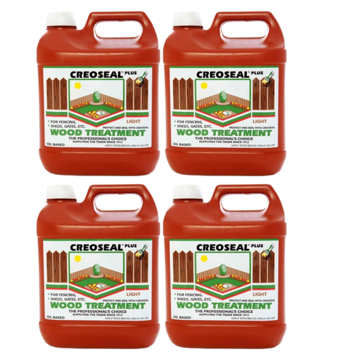 Creocote Oil Based Timber Treatment Light Brown Creosote Creoseal 4L ...