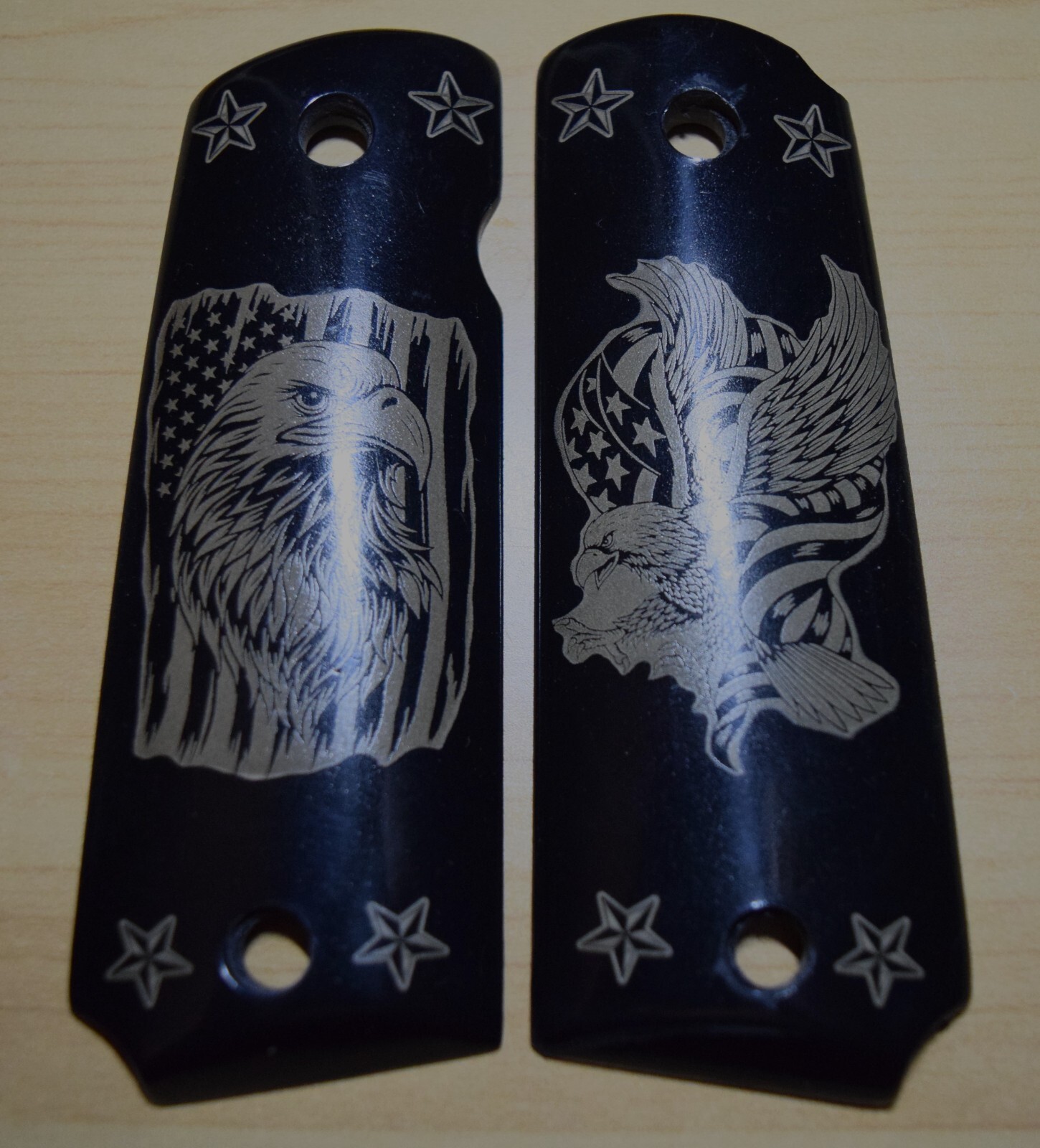 1911/Clones Kimber/Colt Magwell Large Frames Lasered USA Bald Eagle #2 ...