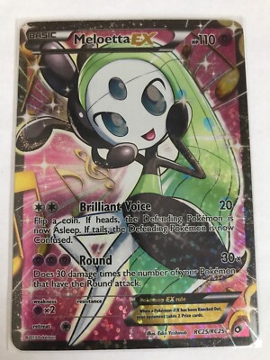 Meloetta Ex Pokemon Card