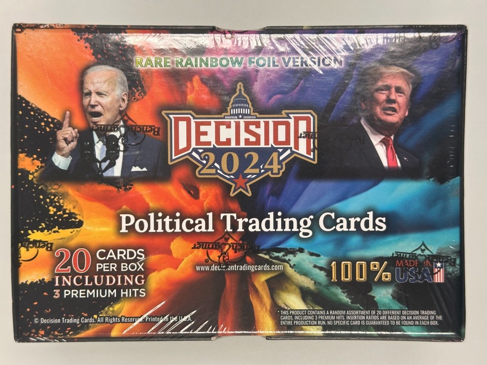 2024 Decision Political Trading Card Rare Rainbow Foil Version Sealed ...