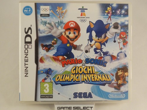 Mario & Sonic Ai Games Olympic Winter Olympics Super Bros DS Pal - | eBay