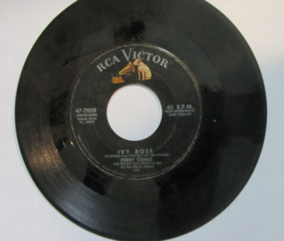 RCA Victor - Perry Como - Just Born (To Be Your Baby) 47-7050 - 45 RPM ...