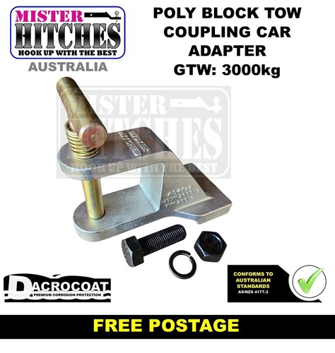 OFF ROAD CAR ADAPTER BRACKET SUITS TREG OR TRIGG STYLE POLY BLOCK ...