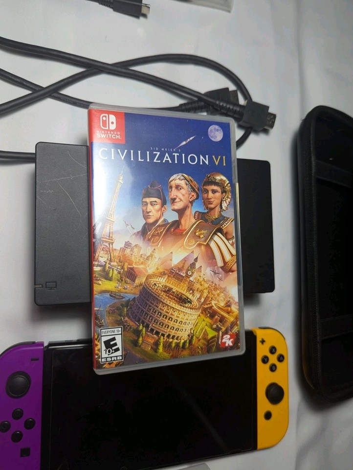 Nintendo Switch w Extra Controllers, Accessories + Games, Used, Working ...