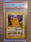 Base Set 1. Edition Pokémon Pikachu Red Cheeks PSA Authentic Mitsuhiro ...