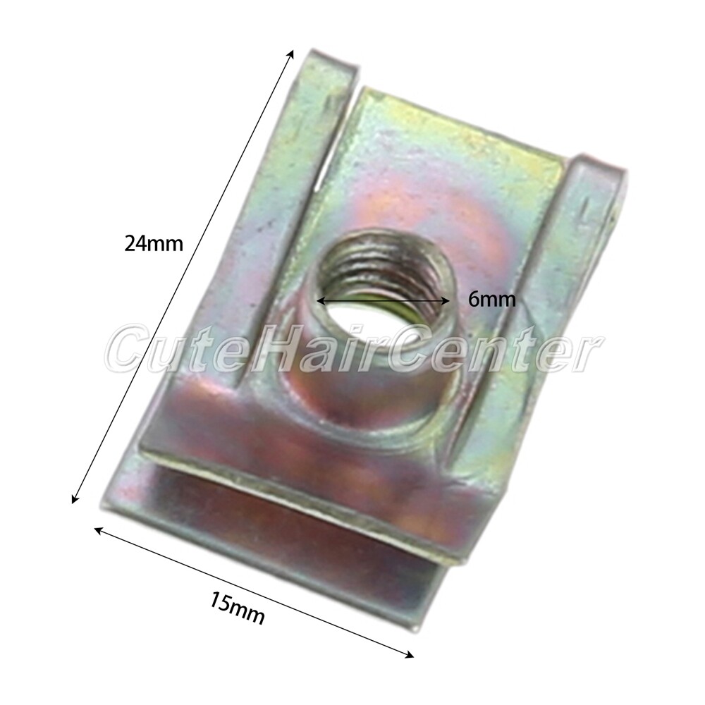 10pcs Metal M8 Clips Universal Clips for Motor Fairings Install/Trim ...