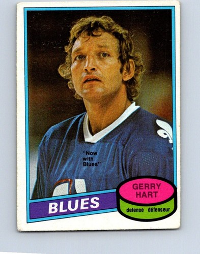 VINTAGE HOCKEY CARD O-PEE-CHEE 1980 ST.LOUIS BLUES GERRY HART NO521 | eBay