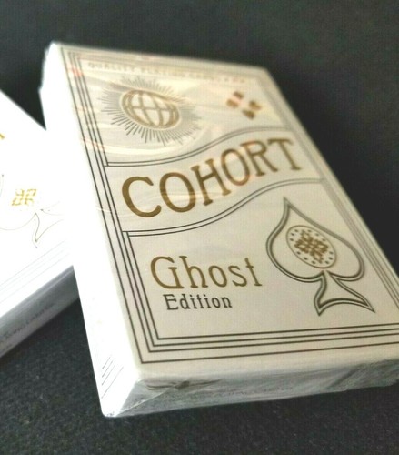 Ellusionist Cohort Ghost White Playing Cards Magic Poker FREE POST ...