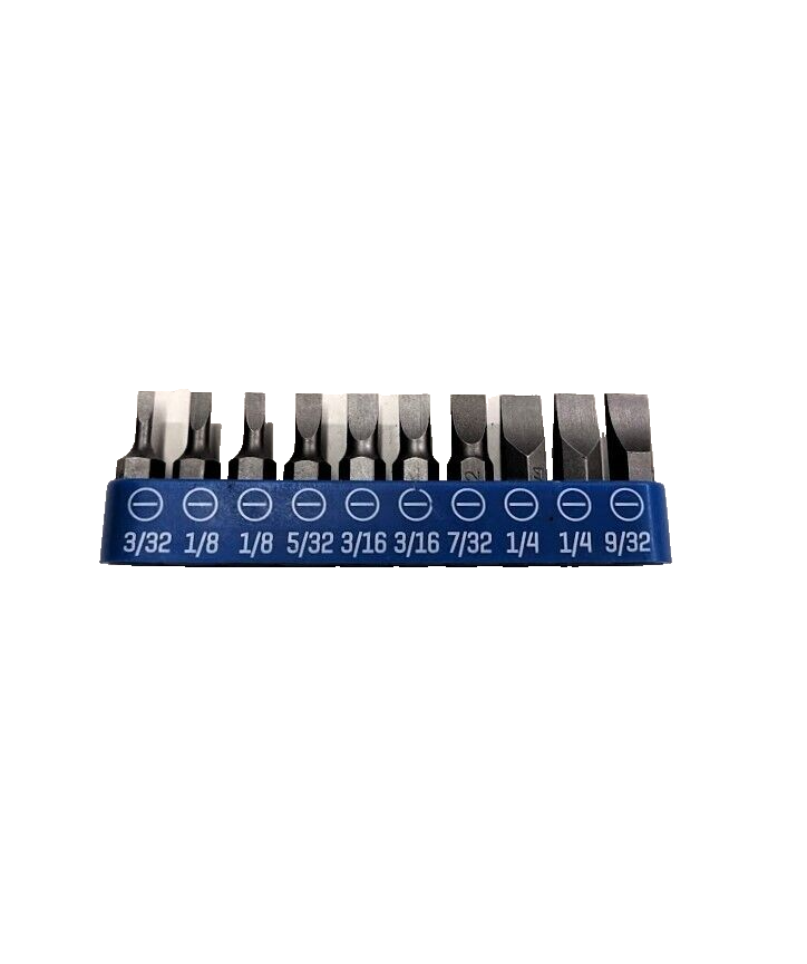 Kobalt Screwdriver Bit Set 10 Pieces SAE Slotted 1/4 Inch Hex Drive | eBay
