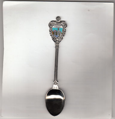 Firenze-Italy-[Silverplated 1980s Spoon ]-Italy-Souvenir-Spoon | eBay