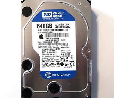 WD WD6400AAKS-40H2B1 HGRNNV2MAB (WCASY) Thailand 3.5" 640gb Sata HDD ...