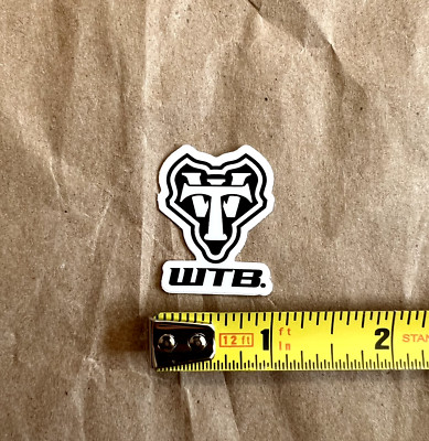 WTB small white sticker decal, 1.25" x 1", original, NEW | eBay