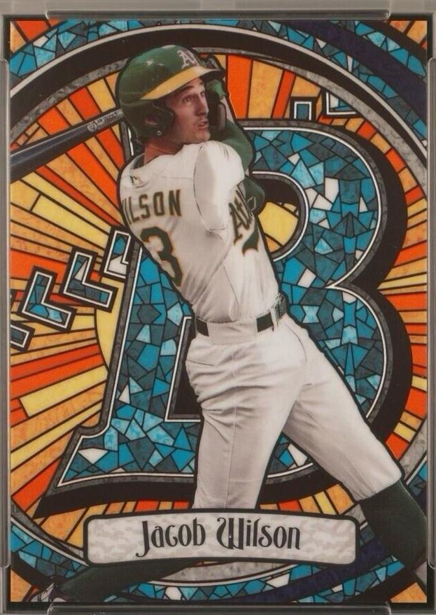 2023 Bowman Draft - Bowman Glass Jacob Wilson #BGA-5 Orange Refractor ...