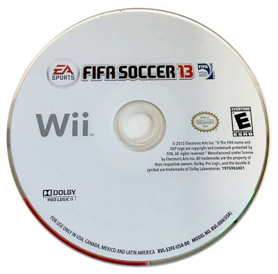 FIFA Soccer 13 Nintendo Wii 2012 EA Sports Video Game DISC ONLY futbol ...