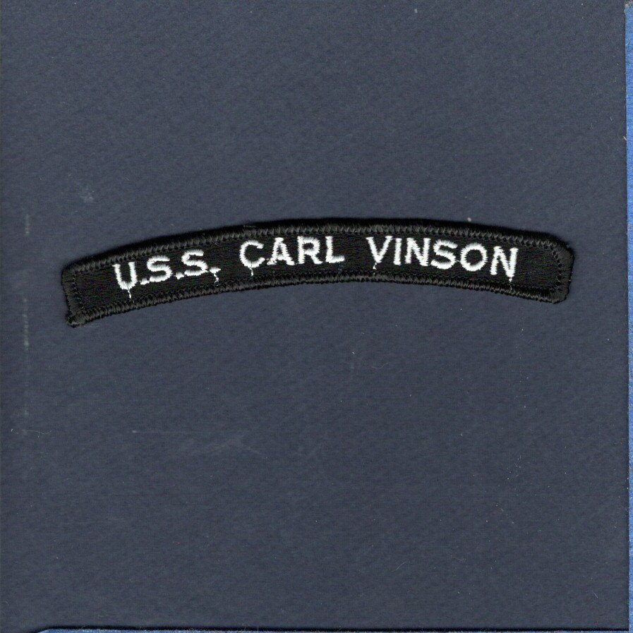 CVN-70 USS CARL VINSON US NAVY Enlisted Uniform Unit Ship Squadron ...