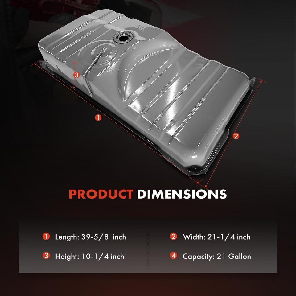 21 Gallons Fuel Tank for Chevrolet Camaro Pontiac Firebird Phoenix ...