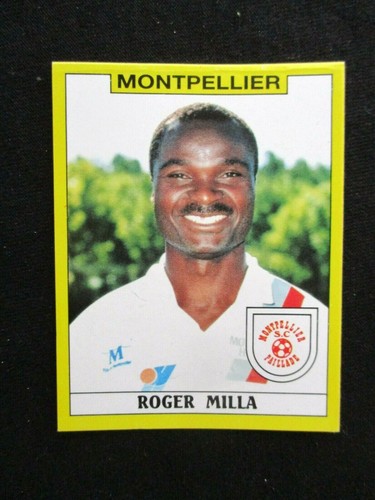 Roger MILLA MONTPELLIER image sticker FOOT 89 PANINI FOOTBALL 1989 ...