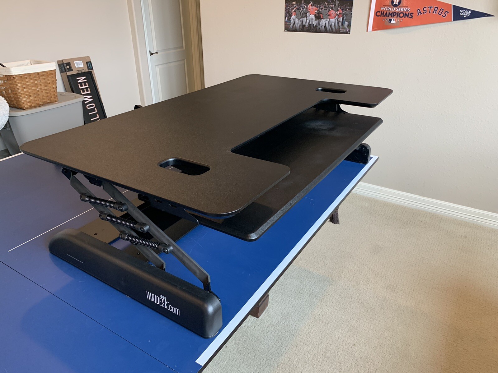 Varidesk Executive DeskTop Convertible Height Work Surface, 48x28 ...