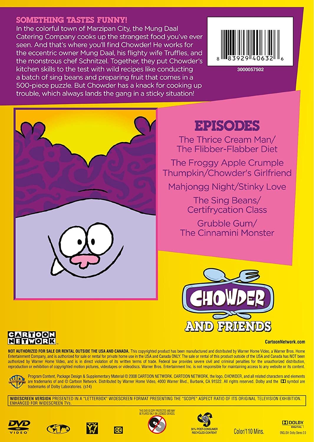 Cartoon Network: Chowder and Friends (DVD) Various | eBay