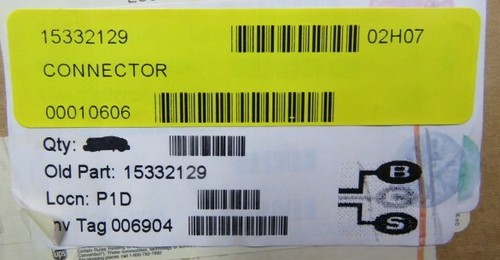 Delphi 15332129 Qty of 100 per Lot CONNECTOR; 2 Way Black GT 150 ...