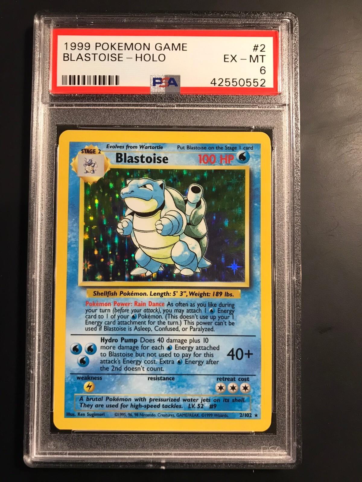 Base Set Pokemon Graded PSA Unlimited/Shadowless/1st Edition Cards 1999 ...
