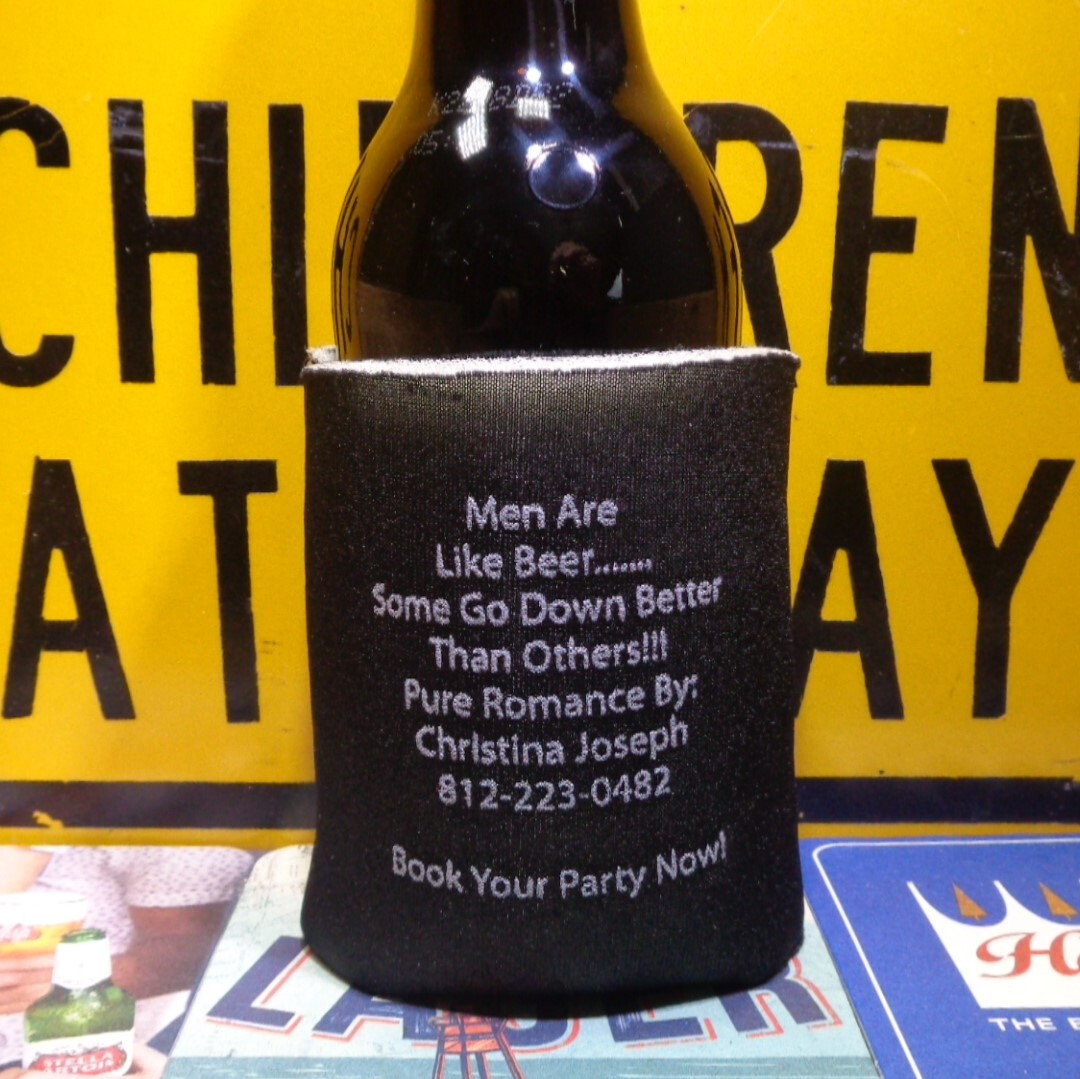 MEN ARE LIKE BEER "Novelty - Promotional Koozie x1" NOS - New Old Stock ...