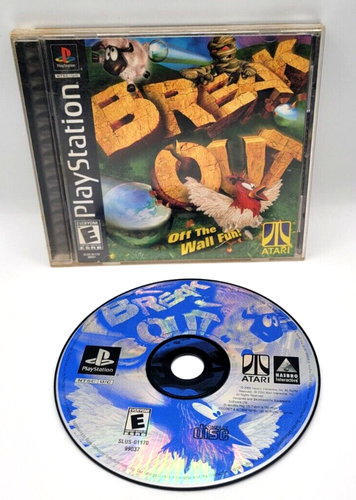 Break Out PS1 Playstation 1 2000 Complete In Box CIB Atari | eBay