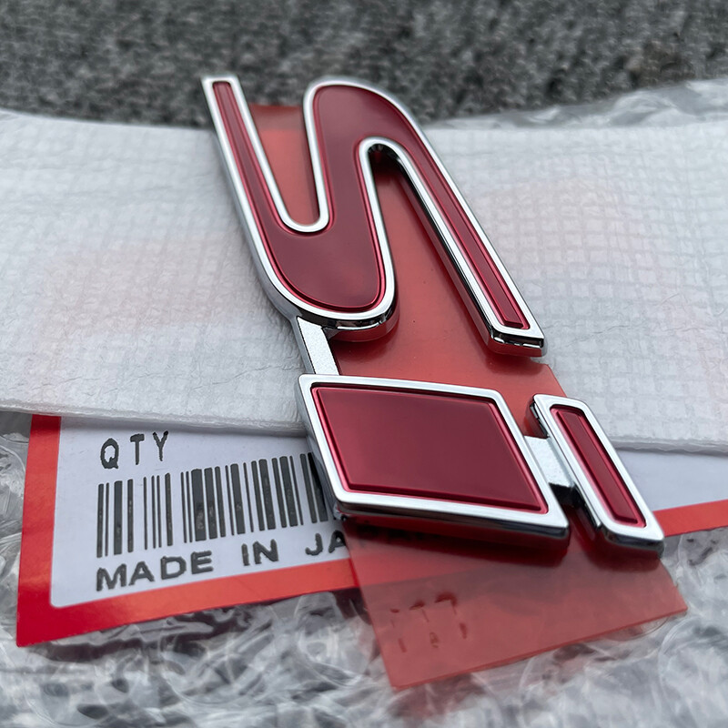 GENUINE OEM JDM RED SI EMBLEM BADGE FOR HONDA CIVIC EP3 FG2 FG4 REAR ...