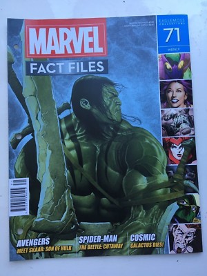 MARVEL FACT FILES COLLECTION - ISSUE 71 - EAGLEMOSS MAGAZINE AVENGERS ...