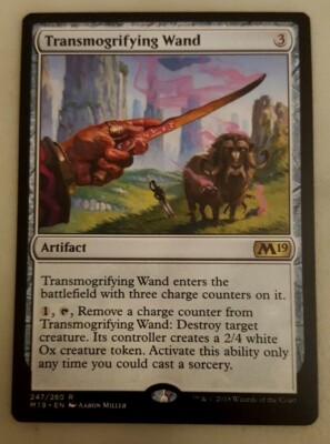 1x Transmogrifying Wand Core Set 2019 M19 MTG Magic The Gathering NM | eBay